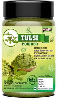 PMW Tulasi Powder - Tulsi Powder - Holy Basil Powder - Tulsi Leaves ...