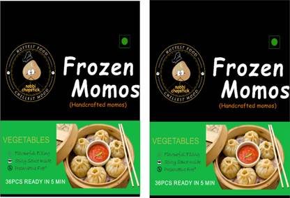 Nobbi chopstick JNC_VEG.FROZEN MOMOS| PACK OF 2*36| 1.480 KG 1480 g ...