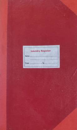 Shri samarth enterprises Laundry Register (200 pages) 0-Part Hospital ...