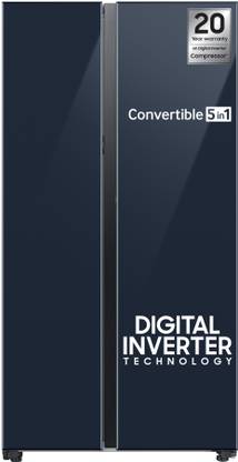 SAMSUNG 653 L Direct Cool Side by Side 3 Star Refrigerator Online at ...