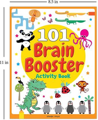 101 Brain Booster Activity Book: Fun Activity Book For Children: Buy ...