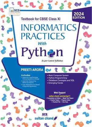 Informatics Practices With Python: Textbook For CBSE Class 11 (2024-25 Examination): Buy ...