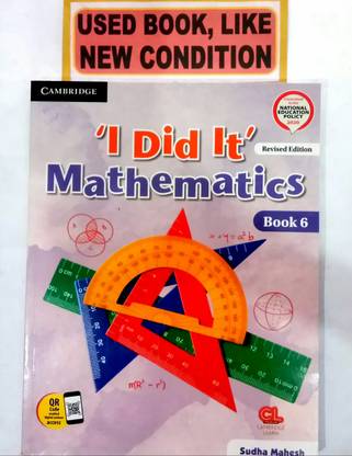 I DID IT MATHEMATICS Class-6 (Old Book): Buy I DID IT MATHEMATICS Class ...