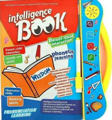 Intelligence E-Book For Kids - Learning Book With Sound (Multicolor ...
