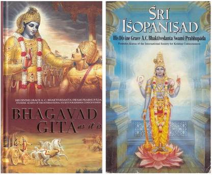Srimad Bhagavad Gita As It Is English + Sri Isopanisad: Buy Srimad ...