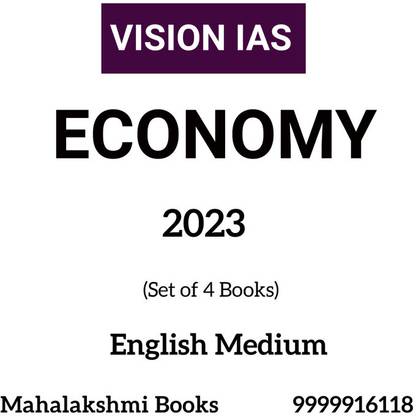 VISION IAS ECONOMY Set Of 4 Books Photocopy 2023: Buy VISION IAS ...