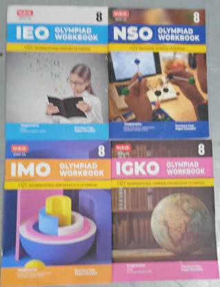 MTG Olympiad Workbooks Class 8 Combo For IMO-NSO-IEO-IGKO(Set Of 4 ...