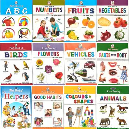COMBO 12 English Early Learning Kids Preschool Picture Books: Buy COMBO ...