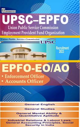 UPSC EPFO EO/AO (Enforcement Officer/ Accounts Officer) 2023 (Set Of 4 ...