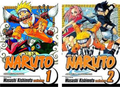 Naruto, Vol. 1 + Naruto, Vol. 2 (English, Paperback, Masashi Kishimoto ...