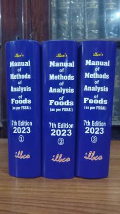 Manual Of Methods Of Analysis Of Foods (As Per FSSAI) 7th Edition 2023 ...