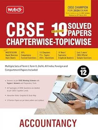 MTG CBSE 10 Years (2025-2016) Chapterwise Topicwise Solved Papers Class ...