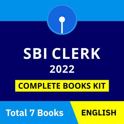 SBI Clerk Complete 7 Books Kit 2022 (English Printed Edition) By ...