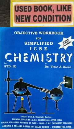 Objective Workbook For Simplified Icse Chemistry Class-9(Old Book): Buy ...