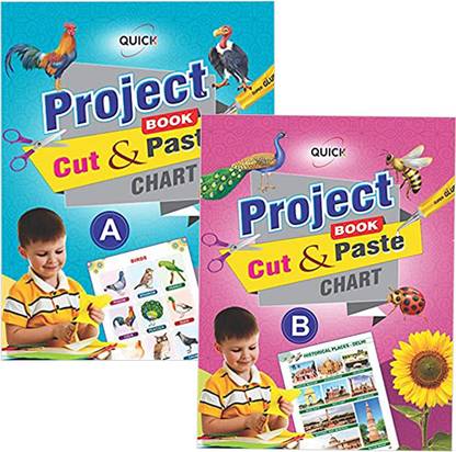 ACTIVITY BOOK Project Book With Pictures For Art & Crafts For School ...