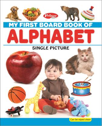 My First Board Book Of Alphabet Single Picture|Smart Books For Smart ...