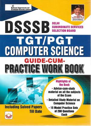 Dsssb Tgt/pgt Computer Science Practice Work Book: Buy Dsssb Tgt/pgt Computer Science Practice ...