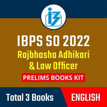 IBPS SO Rajbhasha Adhikari | Law Officer Prelims 2022 Books Kit ...