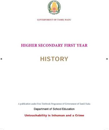 Tamilnadu NCERT Class 11th HISTORY(Ancient,Medieval) For UPSC,All State ...