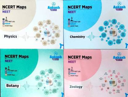 Aakash Byjus NCERT Maps For NEET Latest 2022-23 Edition (Set Of 4 Books ...