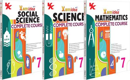 Xam Idea Science, Social Science, Mathematics Complete Course Book ...