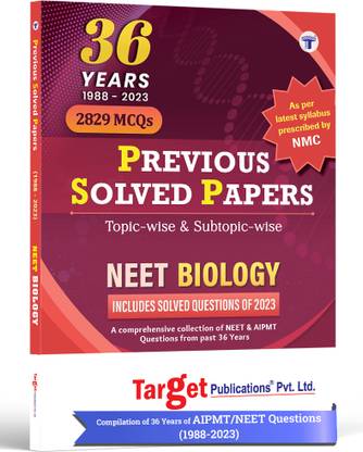 36 Years NEET Biology Previous Year Solved Question 2024 | Topicwise ...