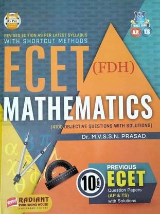 ECET ( FDH ) Mathematics ( 4100 Objective Questions With Solutions ) 10 ...
