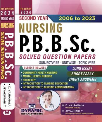 Nursing Pbbsc Second Year Solved Question Papers ( 2006 To 2023 ) Post Basic Bsc Nursing 2nd ...