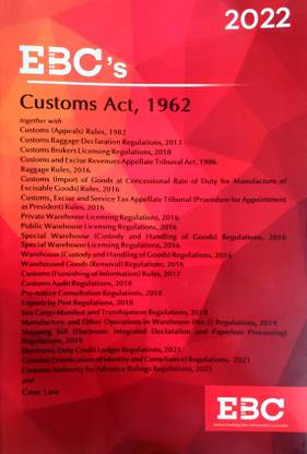 Customs Act 1962 (English): Buy Customs Act 1962 (English) by EBC at Low Price in India ...