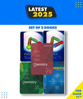 NCERT Textbooks For Class 11th (PCM) - Physics Part 1&2, Chemistry Part ...