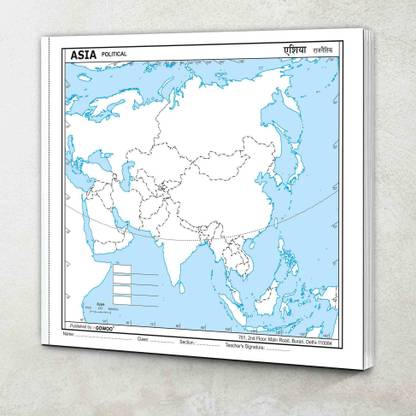 SMALL - 100 ASIA POLITICAL OUTLINE MAP FOR SCHOOL|Geography Map Of Asia ...