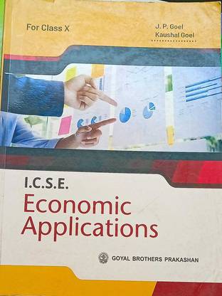 ICSE Economic Applications Class 10: Buy ICSE Economic Applications ...
