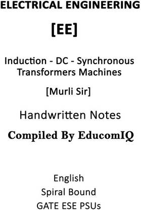 Induction DS Sychonous And Transformers Machines Electrical Engineering ...