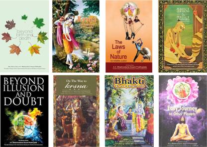 Set Of 8 ISKCON Books:Beyond Birth And Death,Krishna The Reservoir Of ...