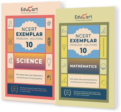 Educart Class 10 NCERT Exemplar SCIENCE & MATHEMATICS Problem-Solution ...
