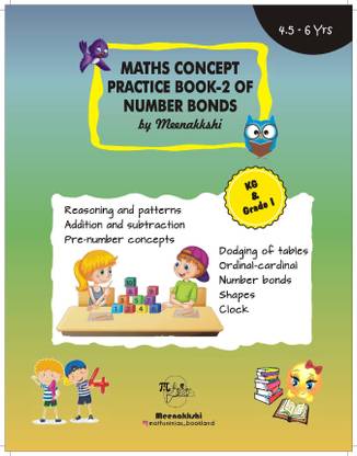 Math Concept Practice Book-2 Of Number Bonds For Ukg/ Kg2/ Kindergarten ...