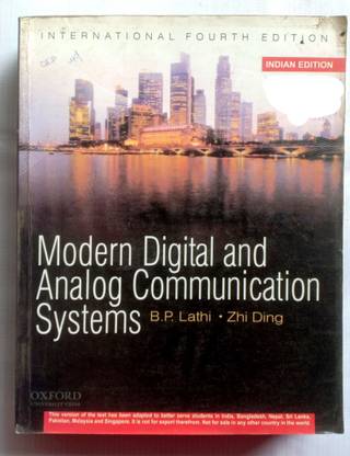 Modern Digital And Analog Communication Systems (Old Used Book): Buy ...