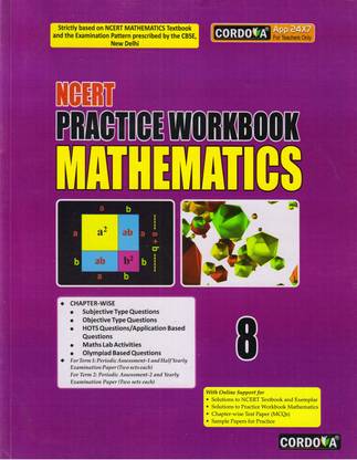 Cordova Ncert Practice Workbook Mathematics Class - 8: Buy Cordova ...