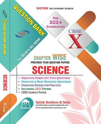 SBS Class 10 Science Question Bank For Delhi & All India Chapter Wise ...