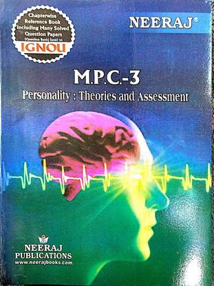 MA Psychology (Mpc-3, Personality : Theories And Assessment): Buy MA Psychology (Mpc-3 ...