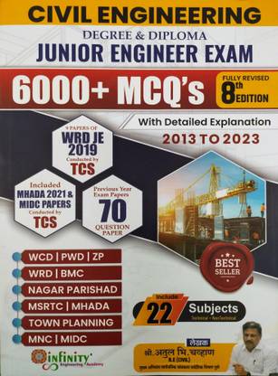 Civil Engineering Degree & Diploma Junior Engineer Exam (6000+ MCQ'S ...