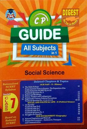 CP Digest Class 7 Social Science Guide Based On NCERT Syllabus: Buy CP ...