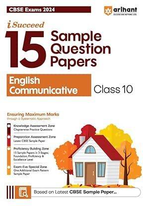 Arihant Cbse Sample Question Papers Class 10 English Communicative Book ...