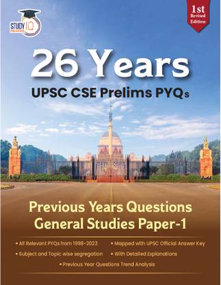 UPSC Prelims Previous Year Question Papers (PYQ) Last 26 Years Revised ...