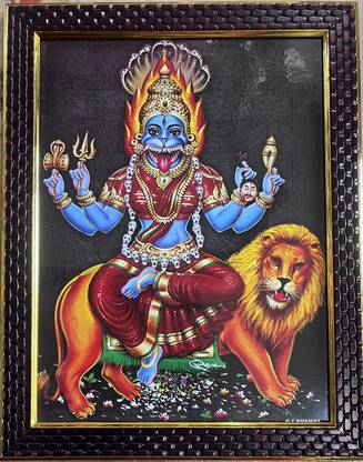 FRAMTASTIC God Sri Gruha Lakshmi with cow / Laxmi Devi / Gruhalakshmi ...