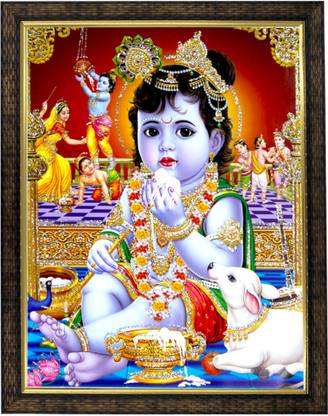 GLAMSIYA Shri Krishna Religious Frame Price in India - Buy GLAMSIYA ...