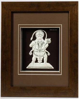 candrin Silver Hanuman Ji Frame Religious Frame Price in India - Buy ...