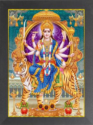 DECORPRINT DESIGN Durga Maa Nav Roop Photo Frame,Durga Maa Photo Frame ...