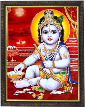 GLAMSIYA Shri Krishna Religious Frame Price in India - Buy GLAMSIYA ...
