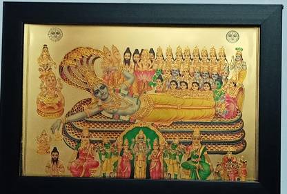 VGS MARKETINGS Anantha Sayanam Padmanabha Swamy Religious Frame Price ...
